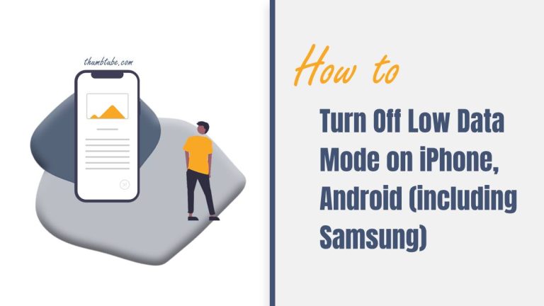 How to Turn Off Low Data Mode on iPhone, Android (including Samsung ...